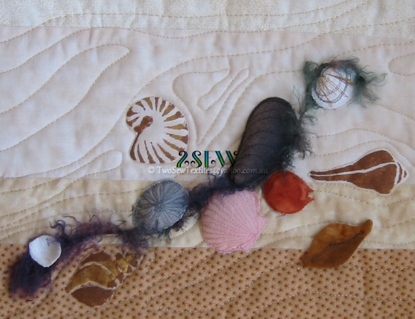 Fabric Shells & Forest Floor leaves | Addicted 2 Fabric - 2 Sew Textiles