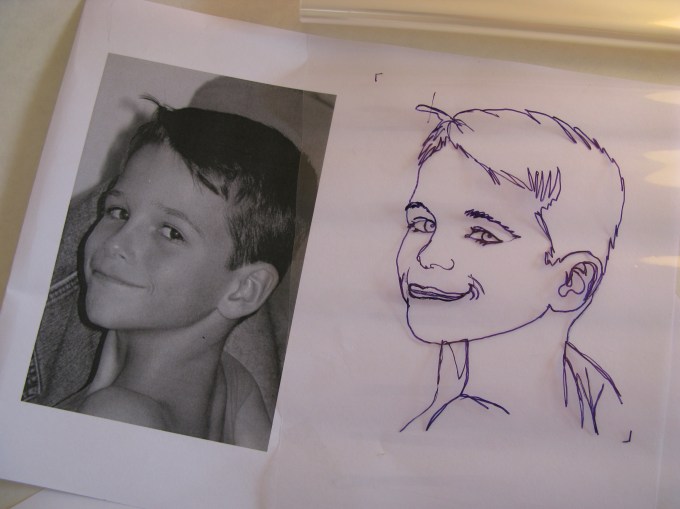 Thread Doodle Portraits… | Addicted 2 Fabric - 2 Sew Textiles